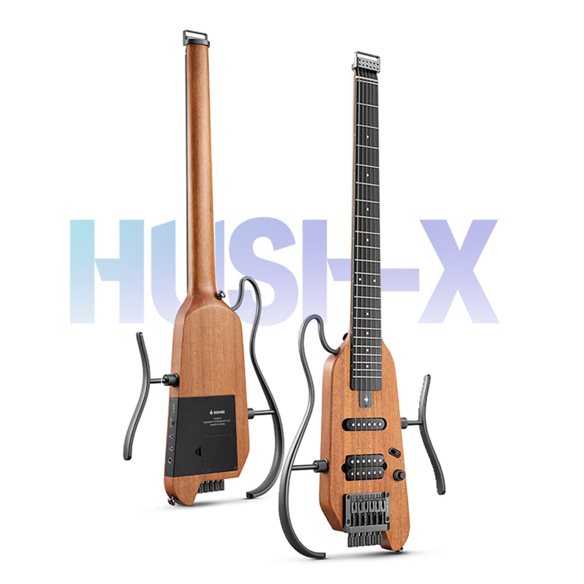 Accueil Tous les produits Donner HUSH-X Guitare ...